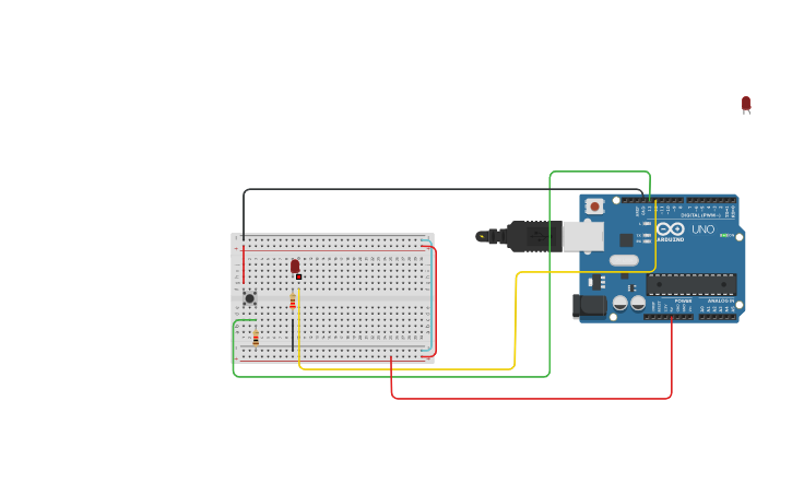 Circuit design codigo morse SOS - Tinkercad