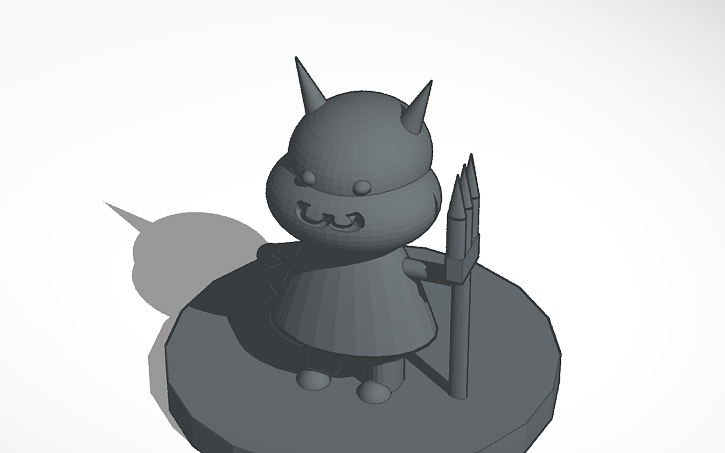 3D design Devil Chibi | Tinkercad