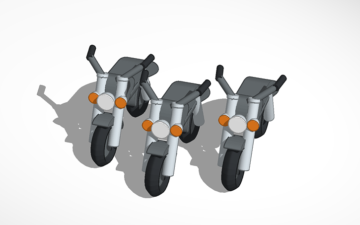 3D design Motorcycle - Tinkercad