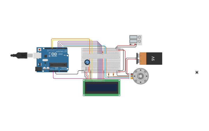 Circuit design encoder - Tinkercad
