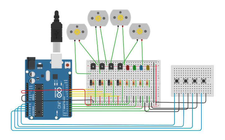 Circuit Design Motor Tinkercad
