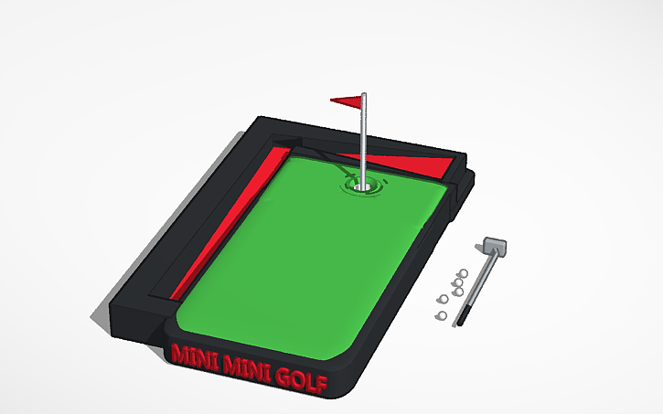 3D design MINI MINI GOLF - Tinkercad
