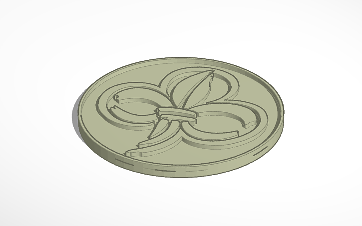 3D design Scout-Logo | Tinkercad