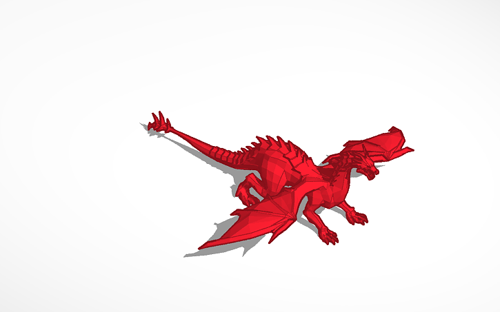 3D design Dragon - Tinkercad