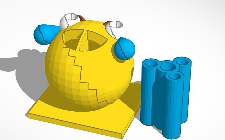 3D design Pencil Holder - Tinkercad