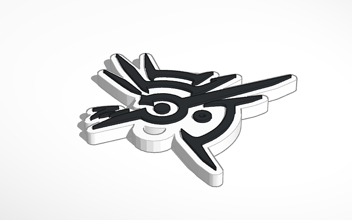 3D design Dishonored Keychain - Tinkercad