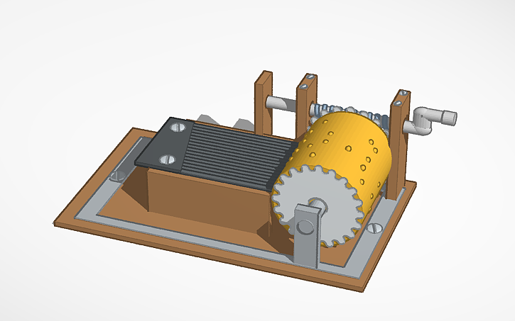 3D design ︎Model of a Music Box ︎ - Tinkercad