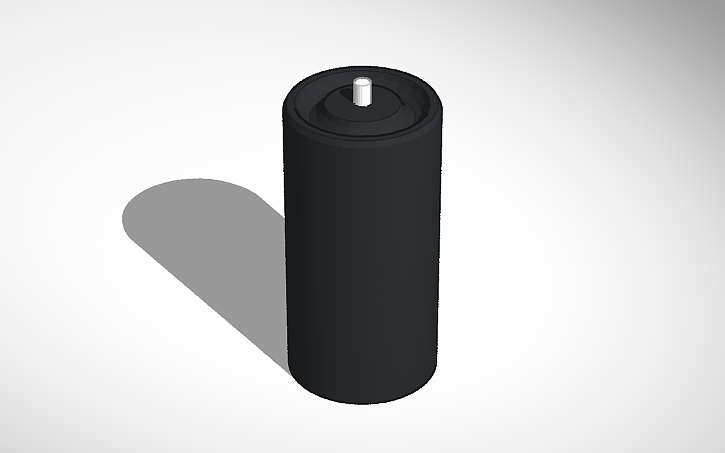 3D design spray can - Tinkercad