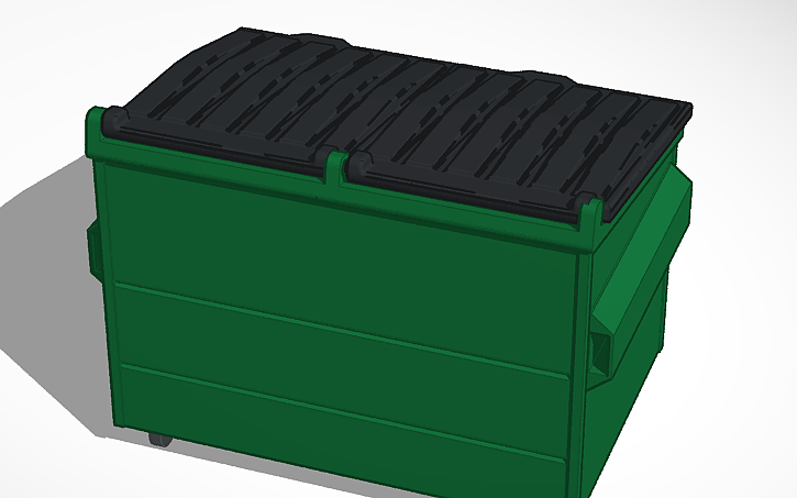 3D design Copy of Dumpster - Tinkercad