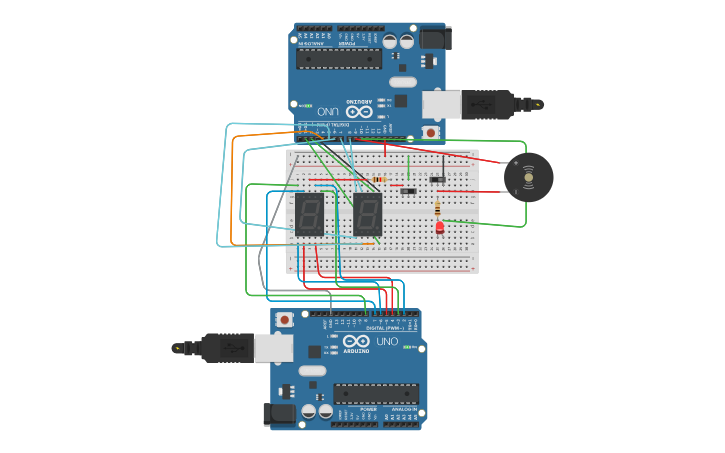 Circuit design boom - Tinkercad