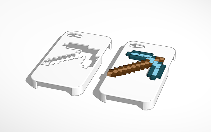 3D design Minecraft IPhone Case | Tinkercad