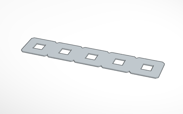3D design Customized Vex Plate | Tinkercad