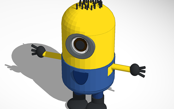 3D design Minion - Tinkercad