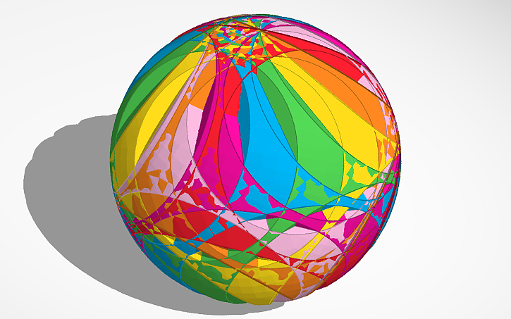 3D design Cool glitch ball (4 likes to unlock) - Tinkercad