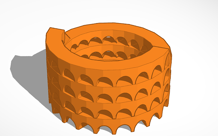 3D design The Colleseum - Tinkercad