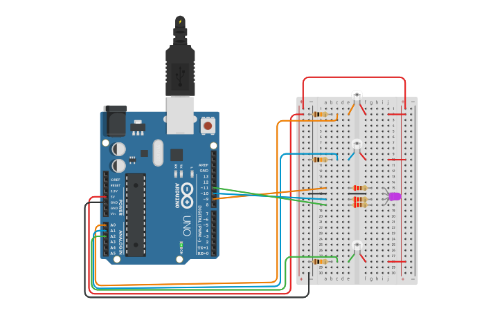 Circuit design IoT_Project04_noPrintOuts | Tinkercad