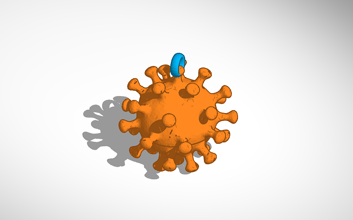 3D design Coronavirus anellino - Tinkercad