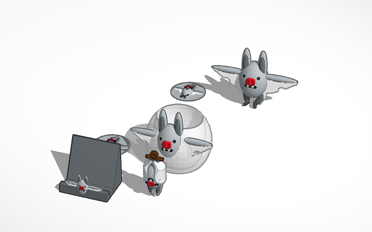 3D design Bat final | Tinkercad