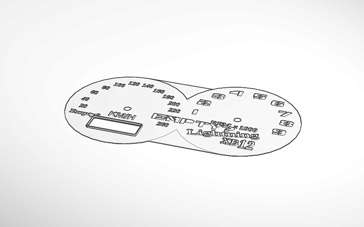 3D design Buell instrument - Tinkercad