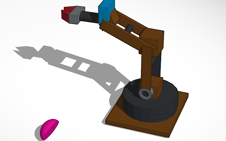 3D design Arm Robot 3 DOF by Shelly Viodora - Tinkercad