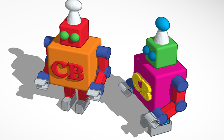 3D design robots - Tinkercad