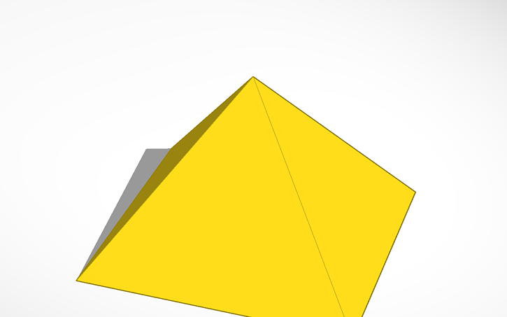 3D design pyramid | Tinkercad