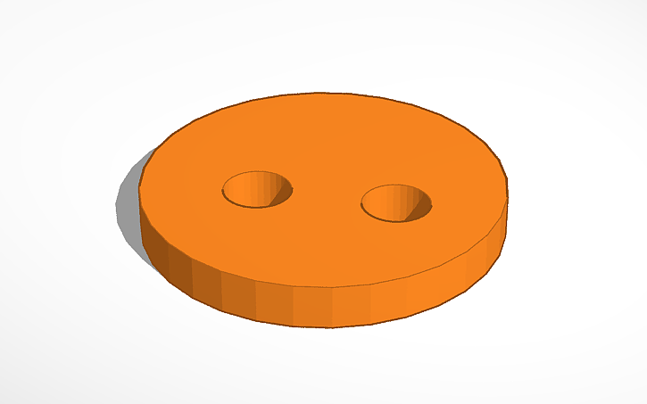 3D design Lesson: Basic #button result | Tinkercad