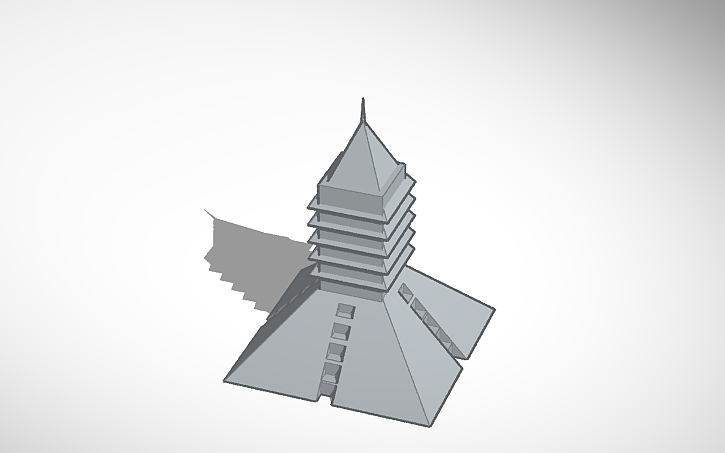 3D design Temple - Tinkercad