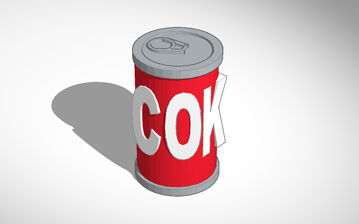 3D design coke | Tinkercad