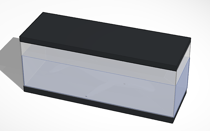 3D design Fish Tank - Tinkercad