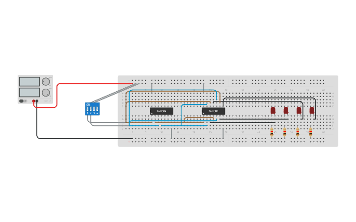 Circuit design decoder - Tinkercad