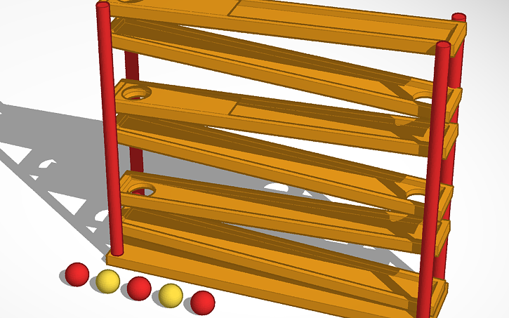 3D design Copy of Ball Slide - Tinkercad