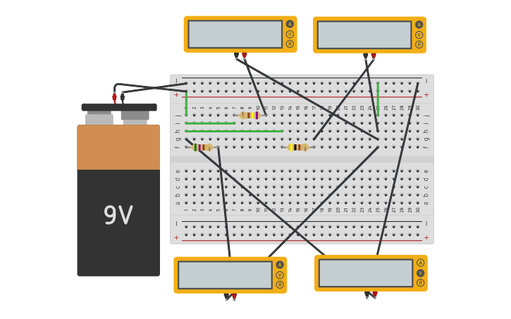 Circuit design circuito_Paralelo | Tinkercad