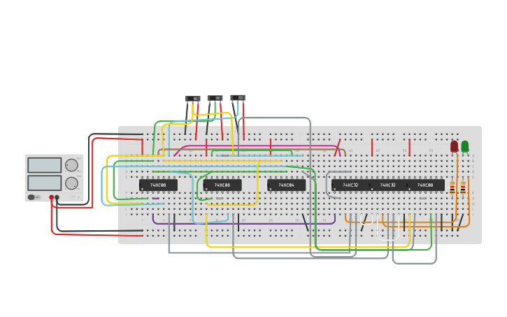 Circuit design Questão 4 Carlos - Tinkercad