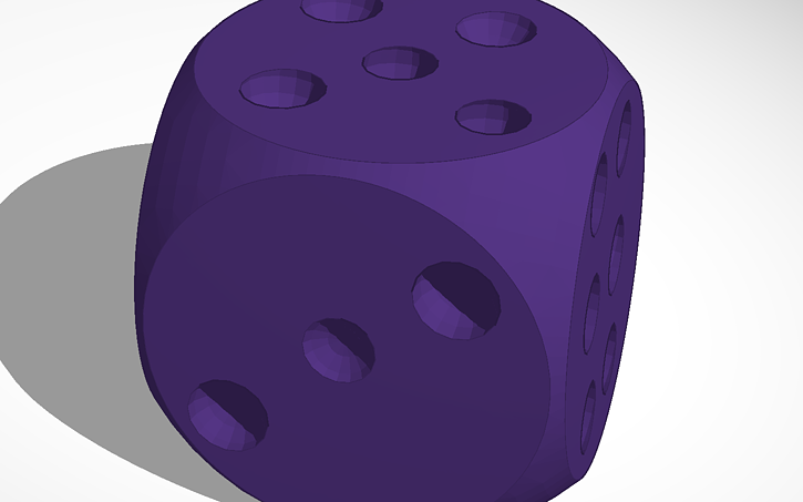 3D design Dice | Tinkercad