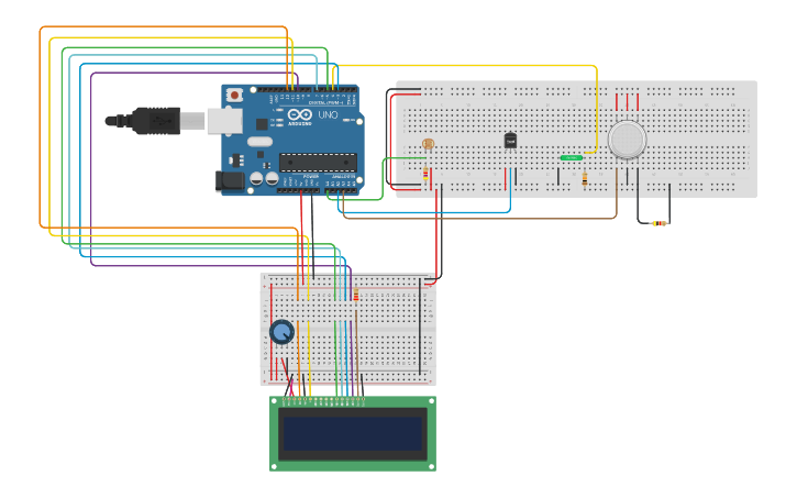 Circuit design WEATHER STATION | Tinkercad