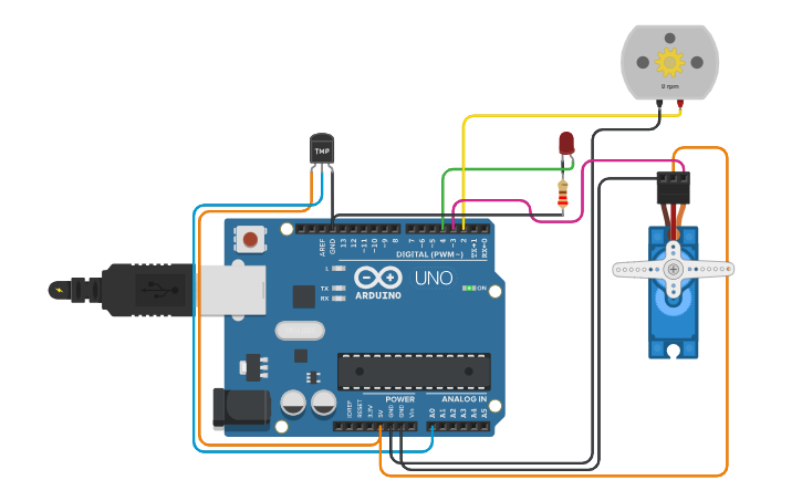 Circuit Design Задание 28 Tinkercad