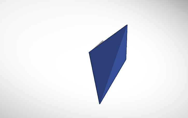 3D design 2x1 Pointed Wedge - Tinkercad