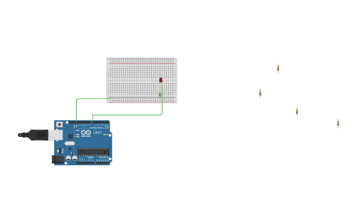 Circuit design Código morse Led | Tinkercad