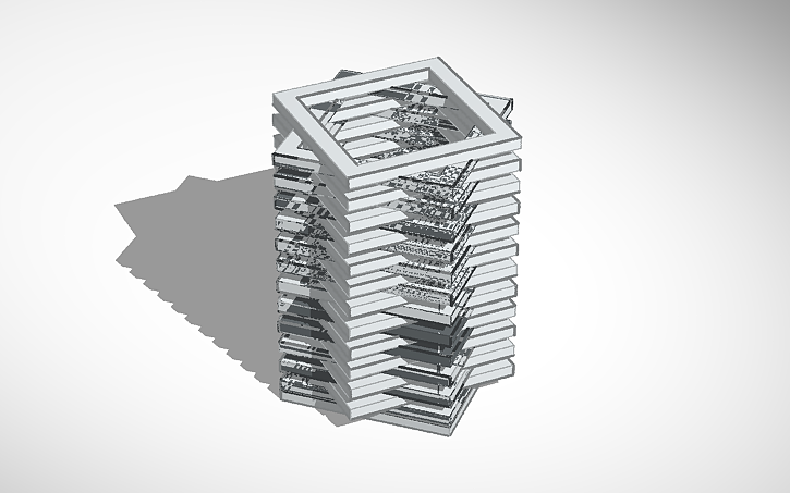 3D design Pen Stand - Tinkercad
