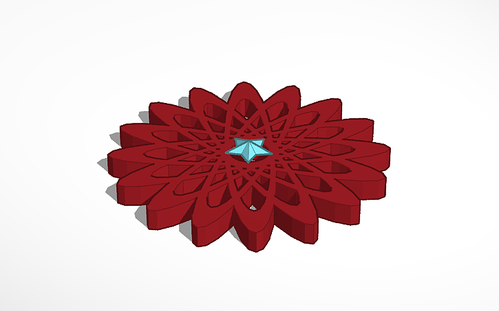 3D design Flower - Tinkercad
