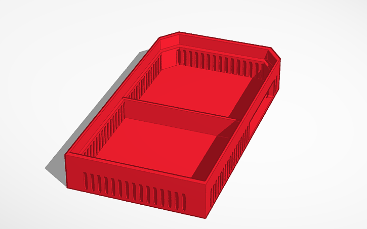 3D design PC Top Cover - Tinkercad