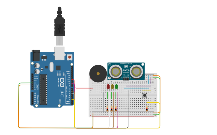 Circuit design Joshua / XIA /18 - Tugas ( nomor 1) | Tinkercad