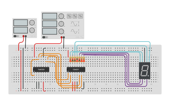 Circuit Design Contatore Tinkercad