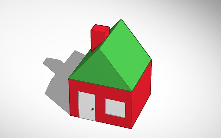 3D design basic house | Tinkercad