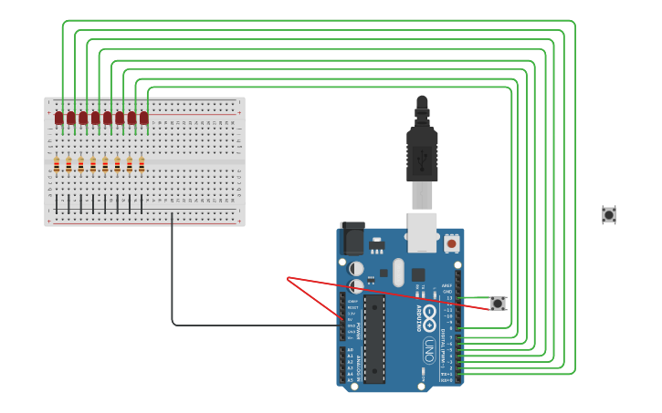 Circuit design Robin Groot-Night Rider - Tinkercad