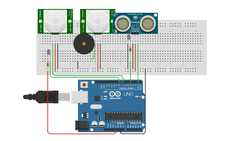 Circuit design Smart Home Engineer Challenge Solution | Tinkercad