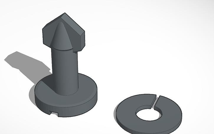 3D design Honda J35A4 Engine Intake Manifold Cover Fastener - Tinkercad