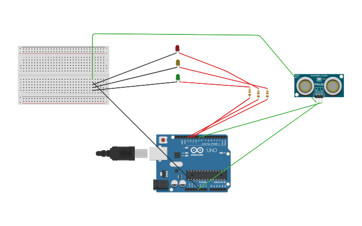 Circuit Design Advanced Traffic Signal Tinkercad