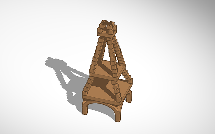 3D design The Eiffel Tower | Tinkercad